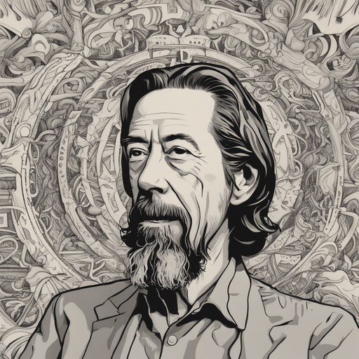 Alan Watts: Navigating the Cosmic Symphony of Existence – Cloud Champion